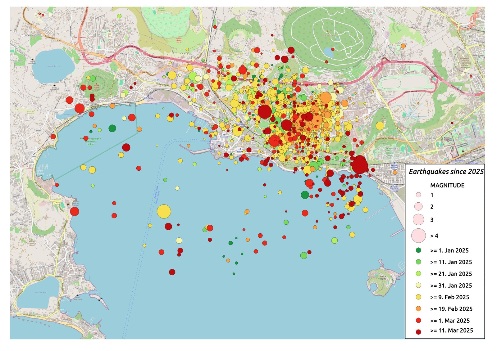 Die Phlegräischen Felder – Information zur aktuellen Lage