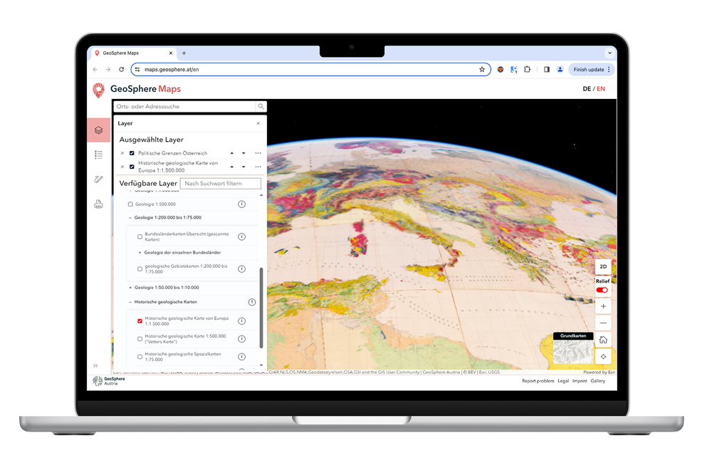 GeoSphere Maps